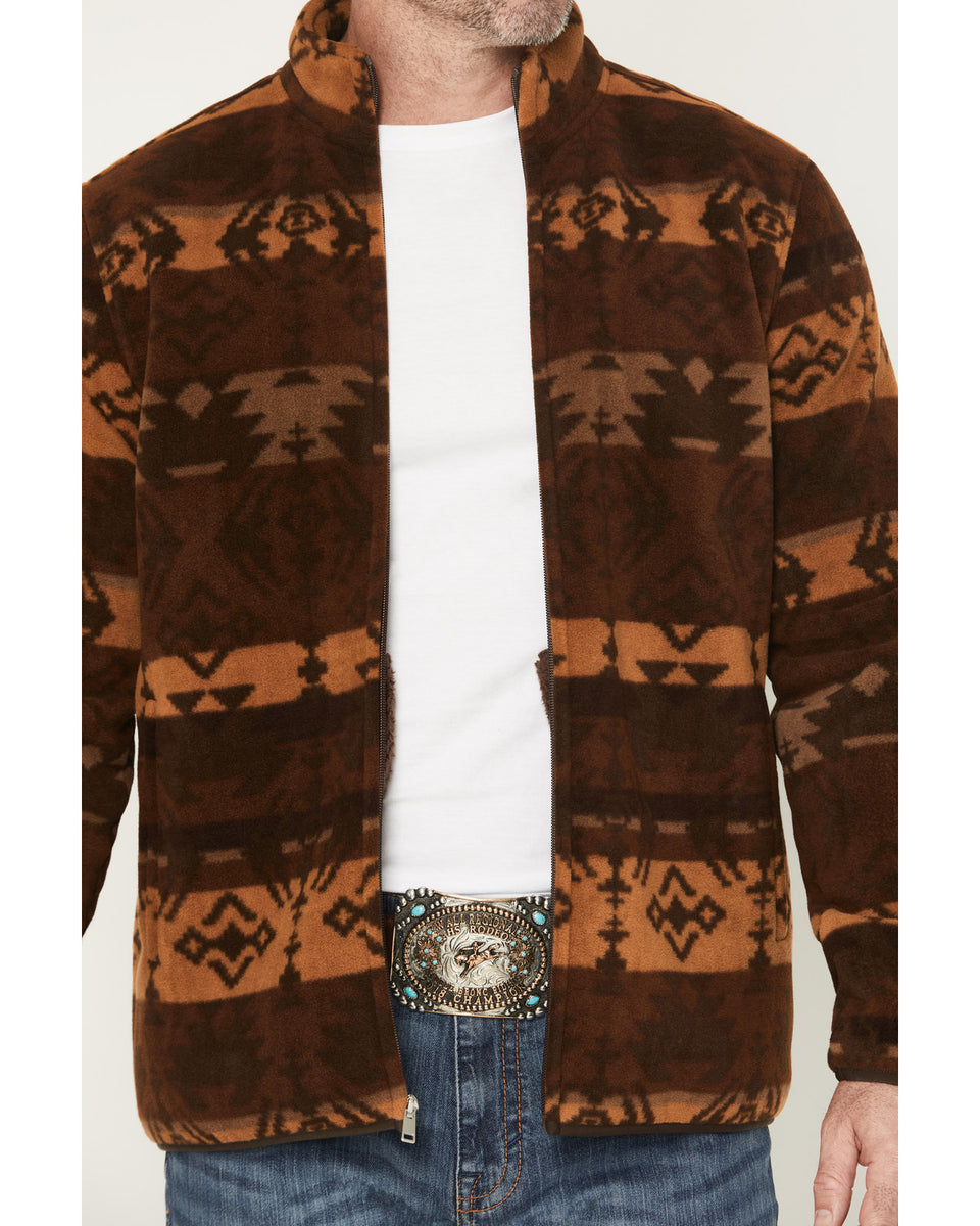 Cody James Men's Willows Southwestern Print Zip-Up Jacket